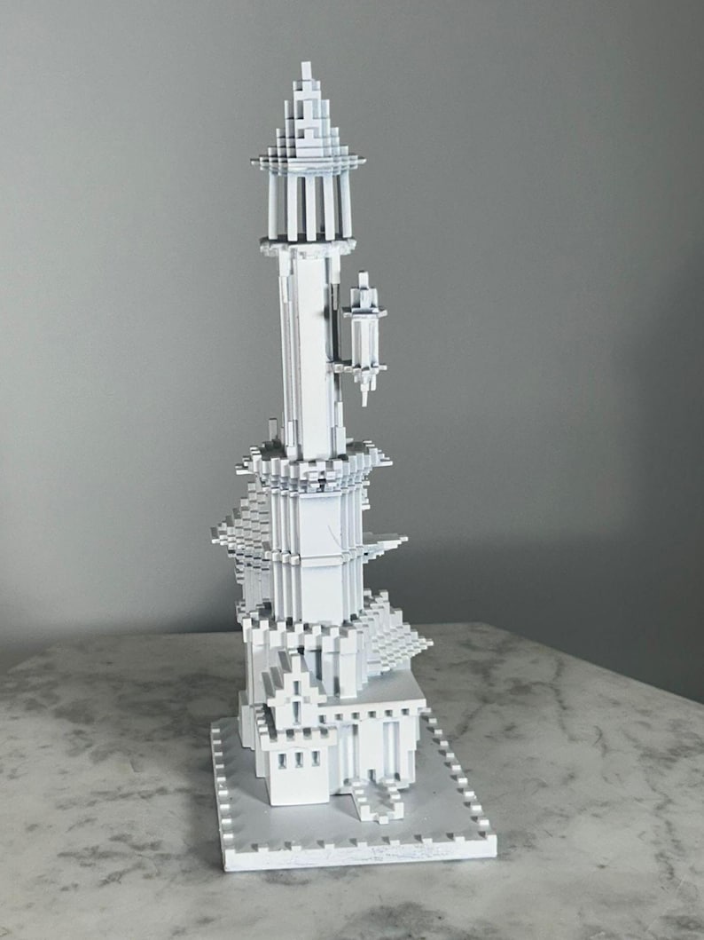 Geminitay Wizard Tower - Minecraft Empires SMP 3D Printed Model - Etsy