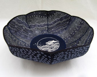 Japanese Rabbit Bowl - Etsy