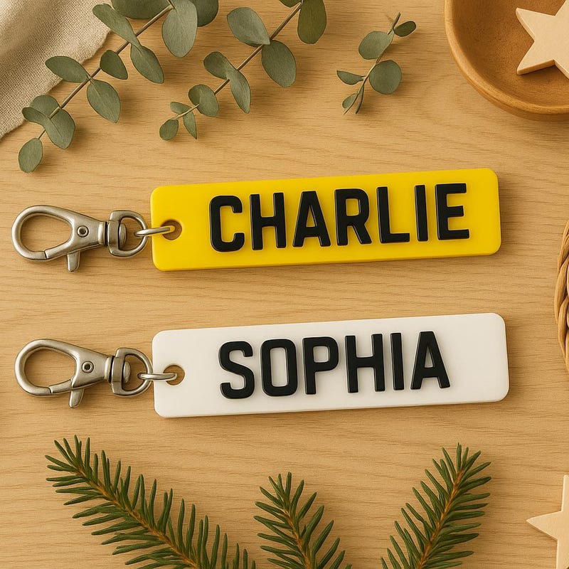 Number Plate Keyring - Etsy UK