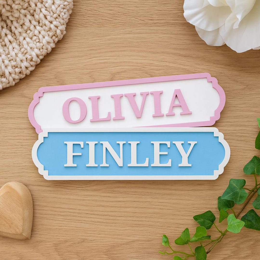Personalised Bedroom Door Sign – Custom Name Door Plaque – Kids Room ...
