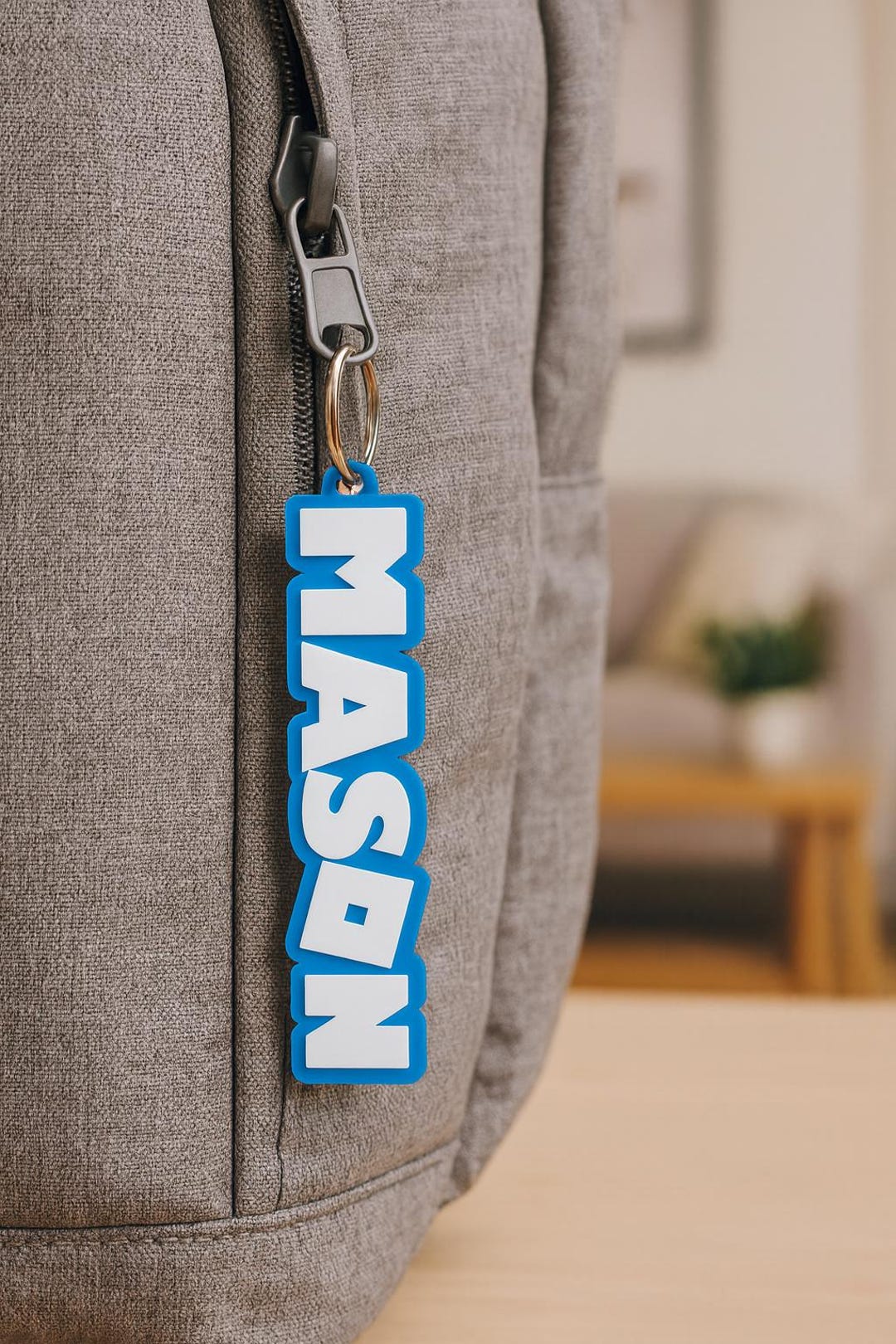 Personalised Roblox Style Keyring Keychain – Custom Gamer Gift – Bag ...