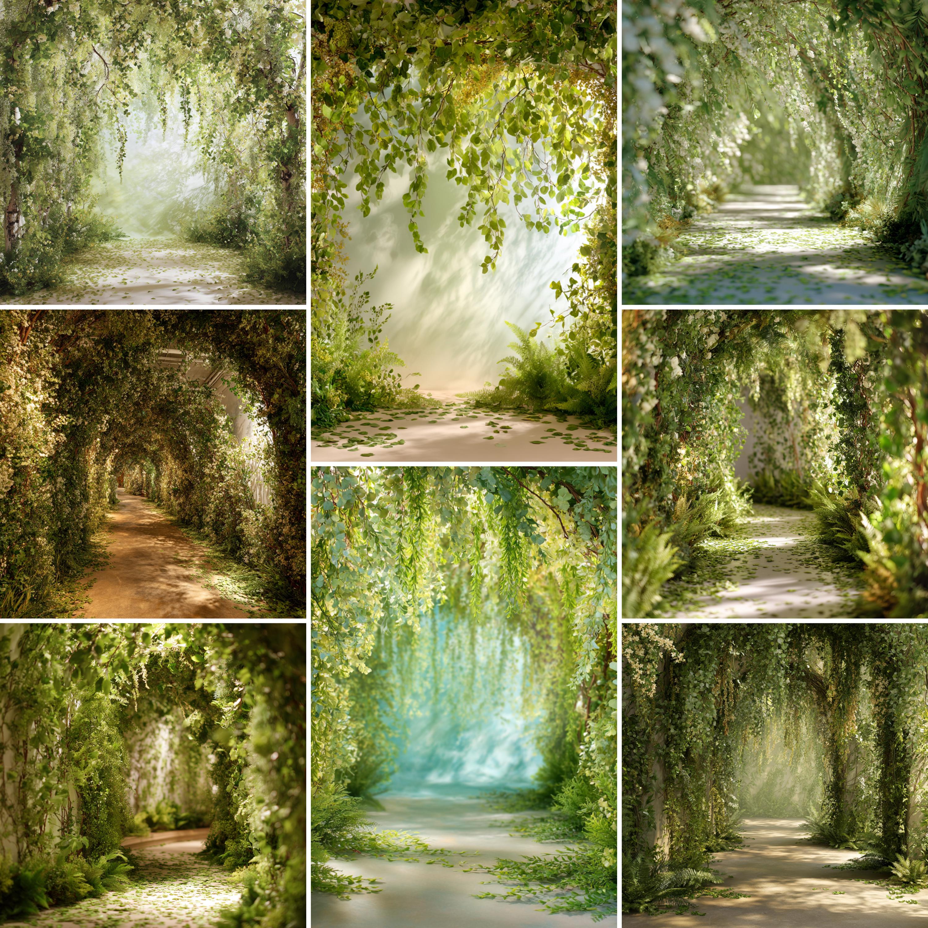 100 Nature Backdrops – Enchanted Forest Trails, Leafy Archways & Garden ...