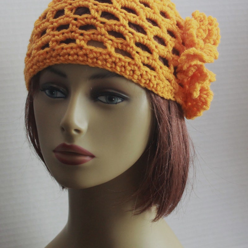 Ruffle Flower Hat - Etsy