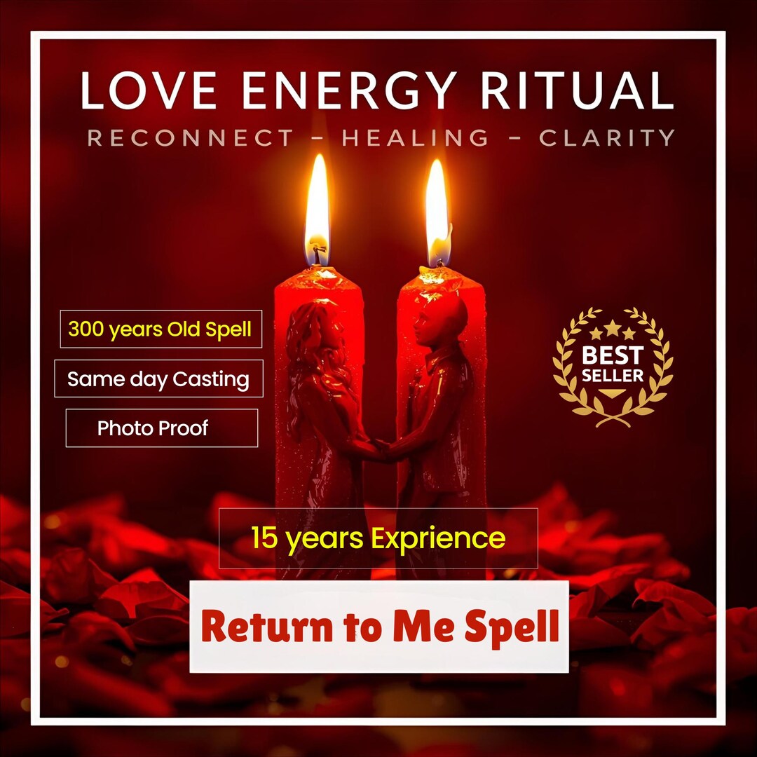 Same Day 'return to Me' Spell Casting: Love Binding Ritual (digital ...