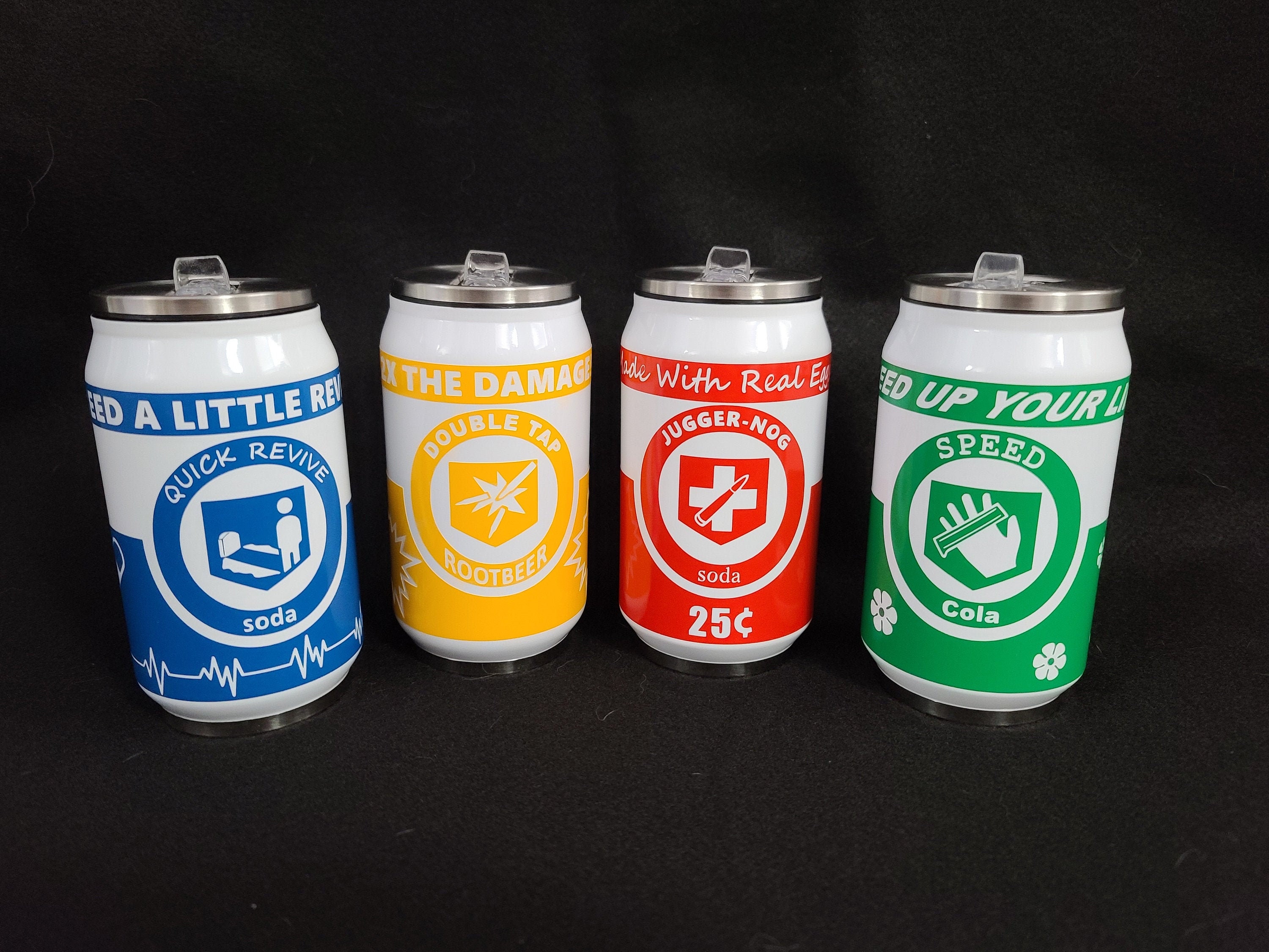 Original 4 Perk Cans from call of duty zombies Speed Cola | Etsy