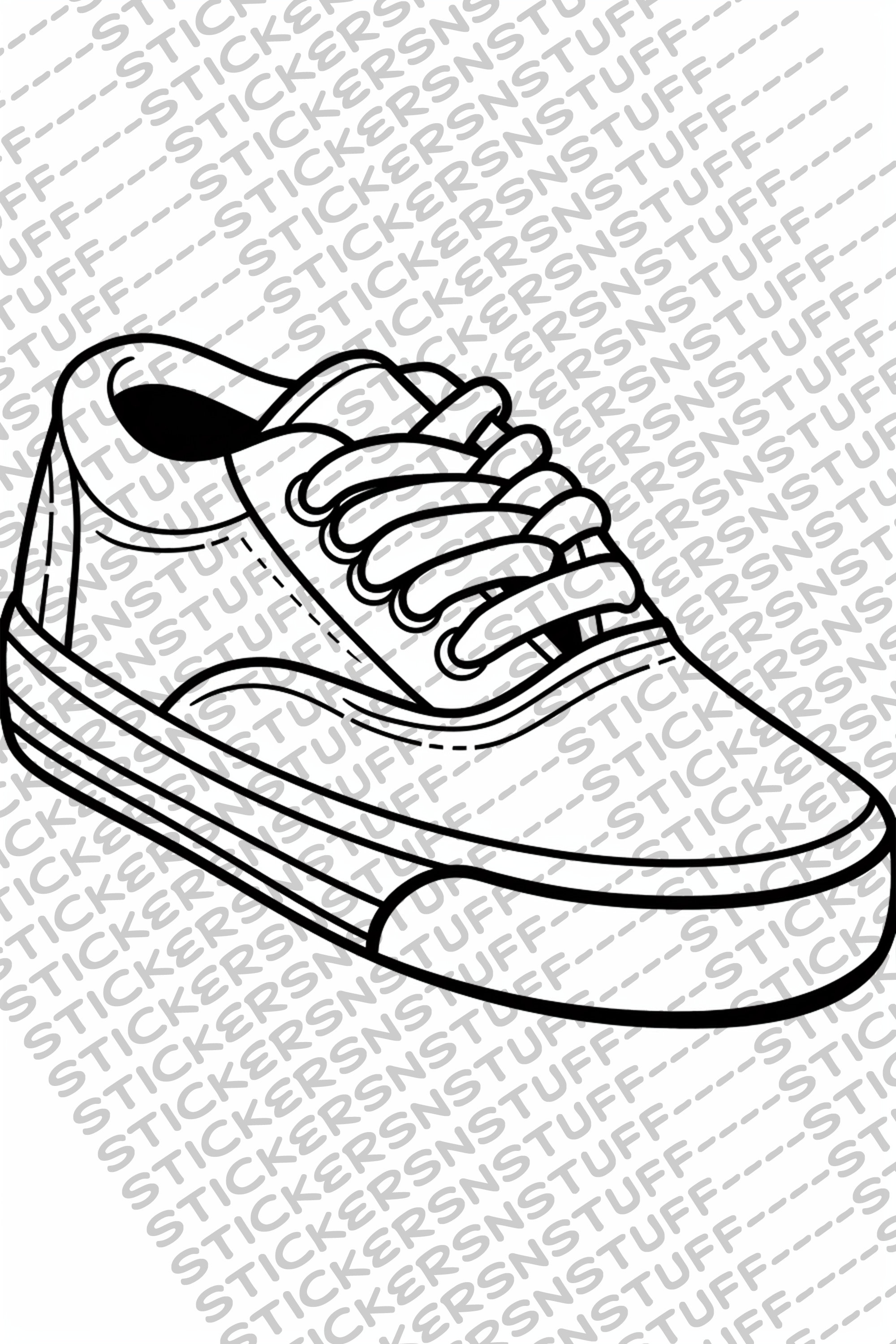 Sneaker Coloring Book Printable With Over 25 Designs - Etsy