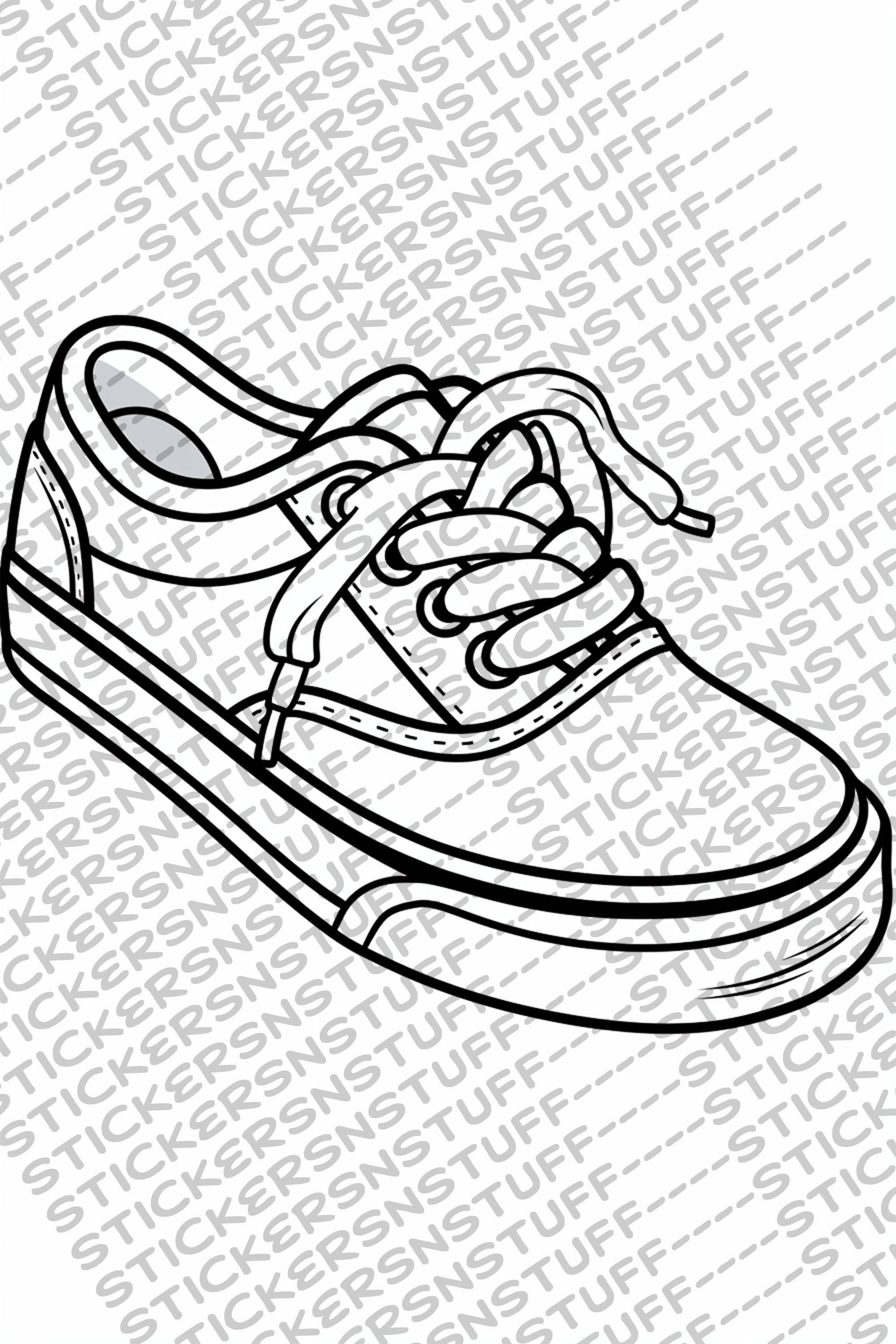 Sneaker Coloring Book Printable With Over 25 Designs - Etsy