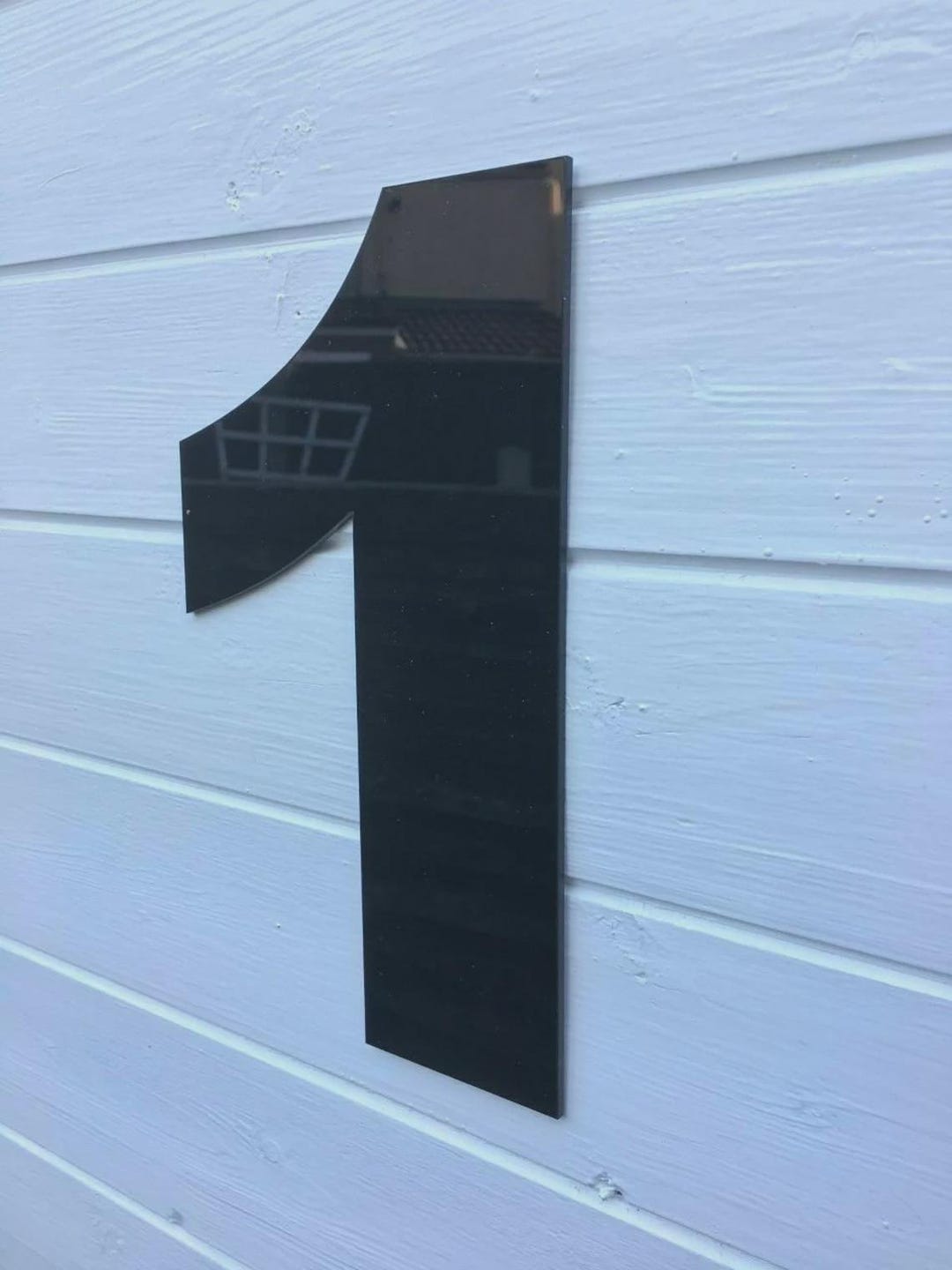 Black Large Door Numbers 0-9, Big Stick on Numbers, Wheelie Bin Numbers ...
