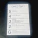 Building Directory Sign, Floor Level Building Entrance Ground/first ...