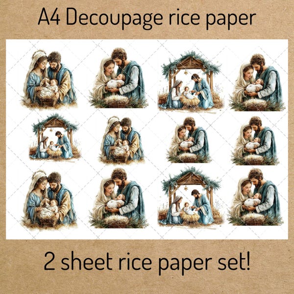 Nativity Scene Stamps - Etsy