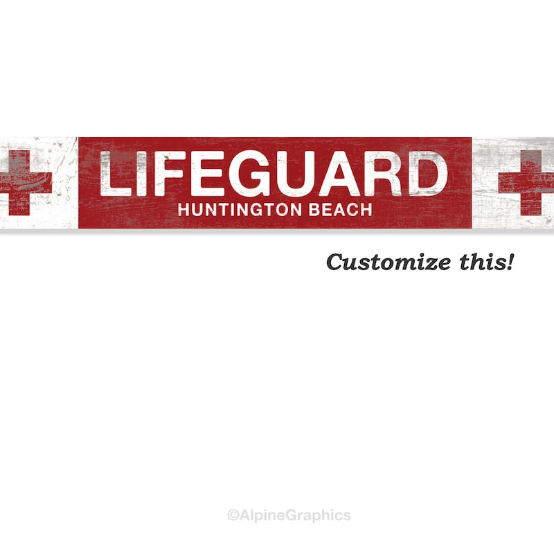 Lifeguard Signs - Etsy