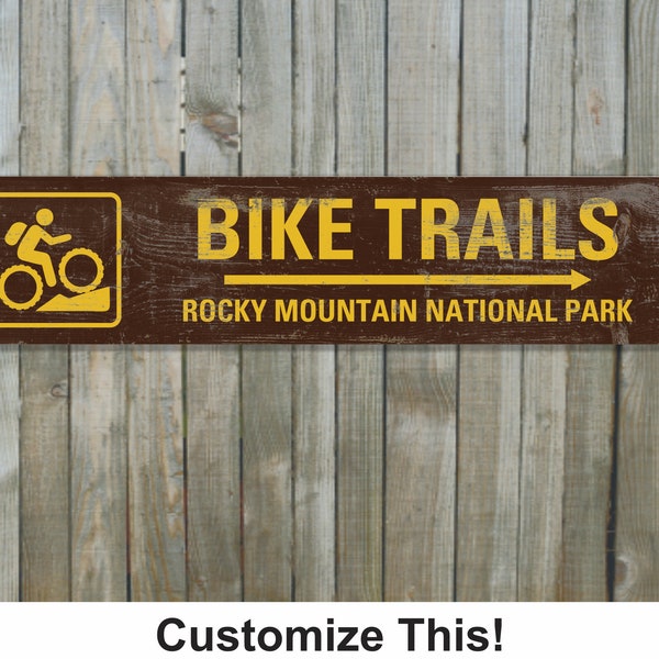 Mountain Bike Trail Signs - Etsy