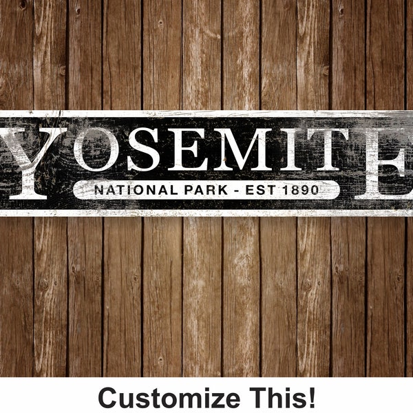 Custom National Park Sign - Etsy