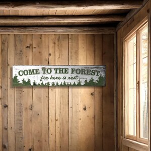 Come to the Forest for Here is Rest - Rustic and Woodsy Summer Cabin ...