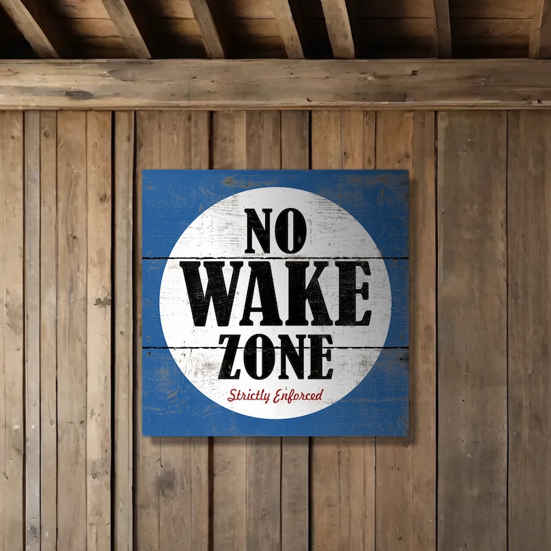 No Wake Zone - Etsy
