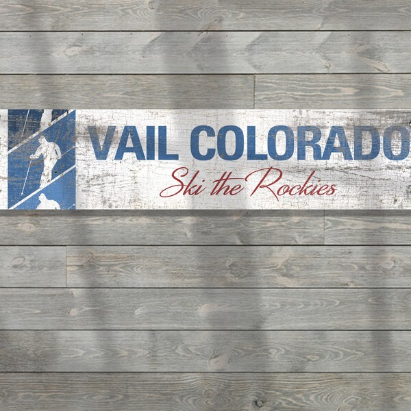 Colorado Ski Sign - Etsy