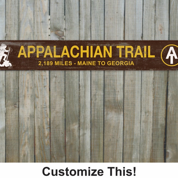 Appalachian Trail Sign - Etsy