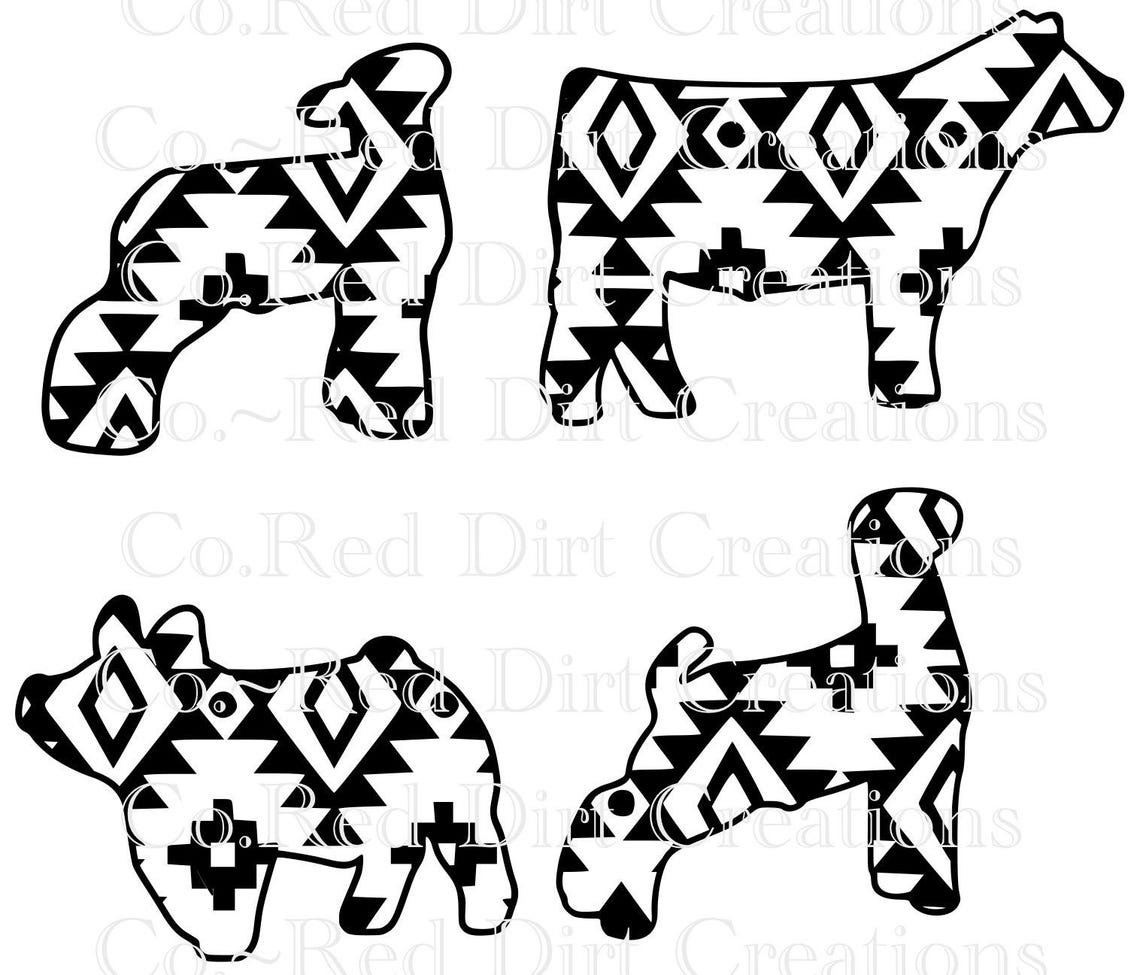 Variety Patterns Show Animals Digital Files - Etsy