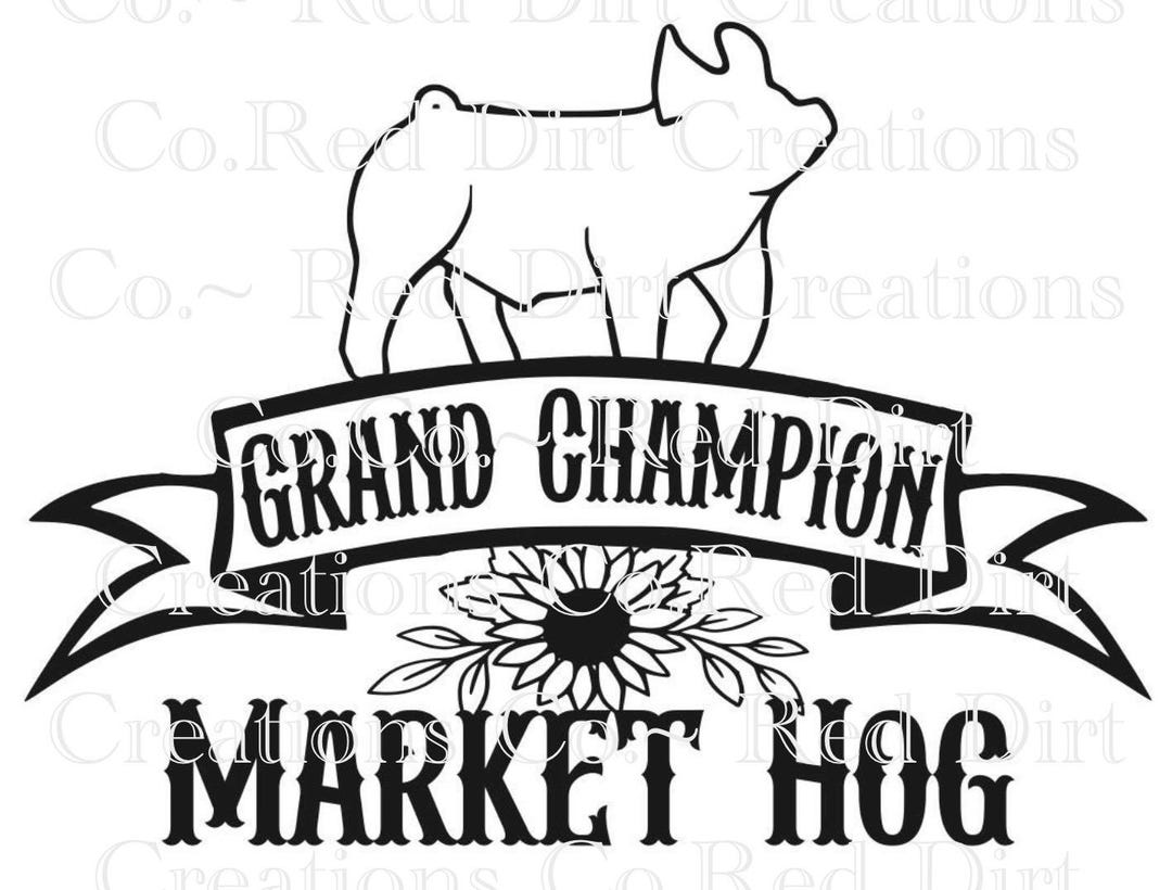 Show Hog Award Signs SVG, PNG, and JPG - Etsy