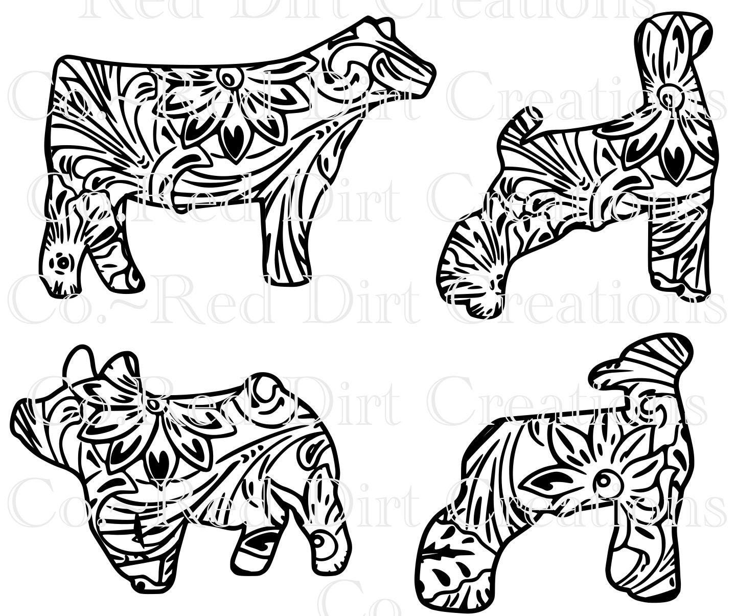 Variety Patterns Show Animals Digital Files - Etsy