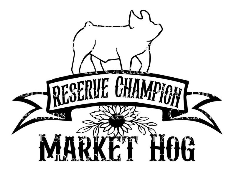 Show Hog Award Signs SVG, PNG, and JPG - Etsy