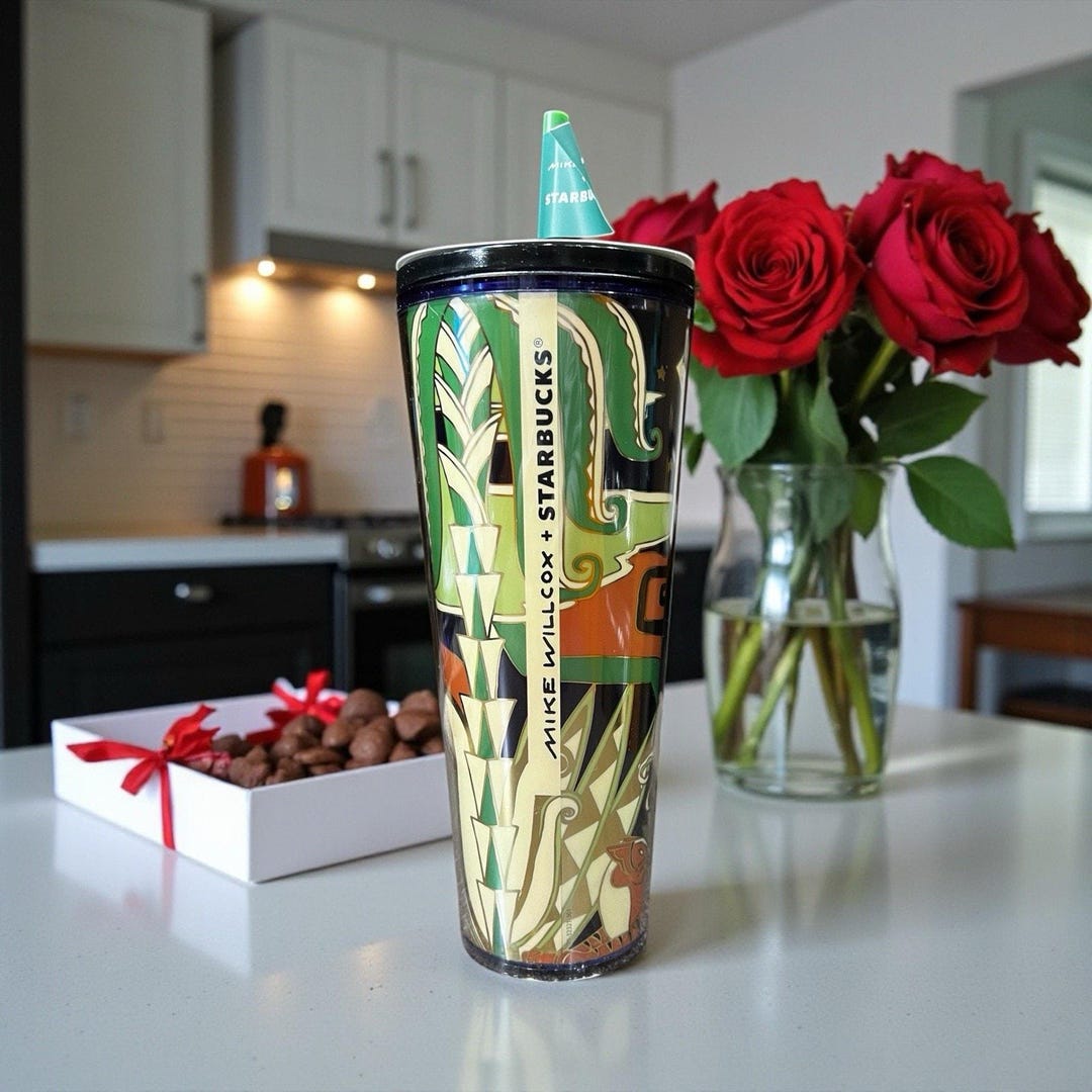 Starbucks Artist Collaboration Mike Willcox 24oz Jungle Cold Cup ...