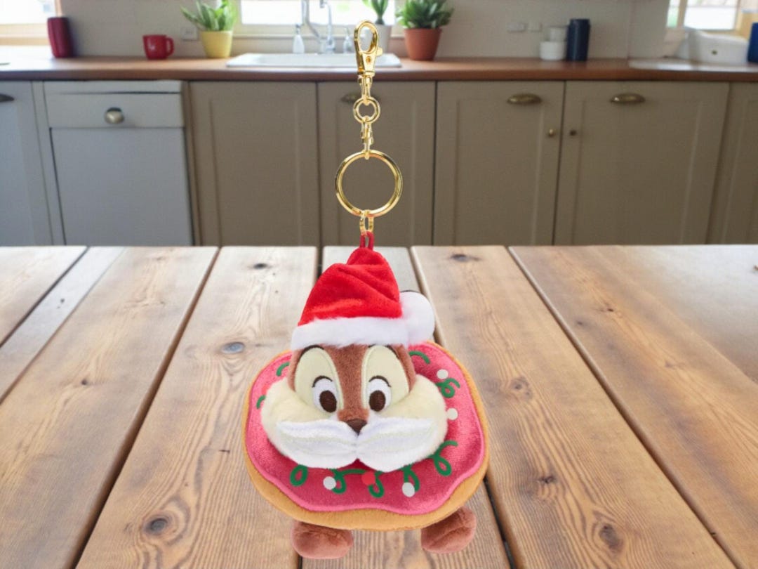 Chip Santa Donut Plush Keychain Japan Exclusive NWT - Etsy
