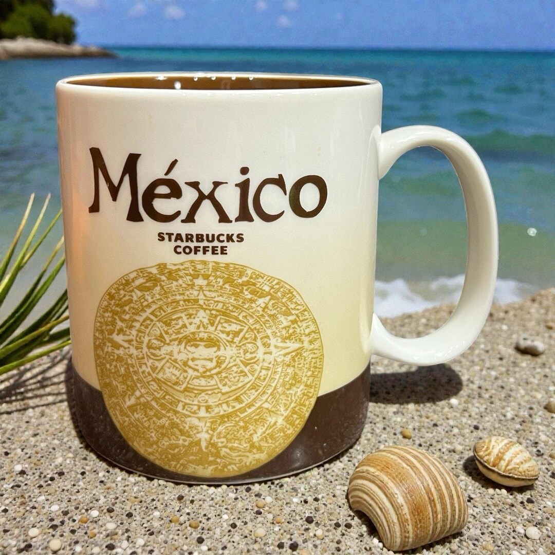 Starbucks México Global Mug 2015 Aztec Calendar International Coffee ...