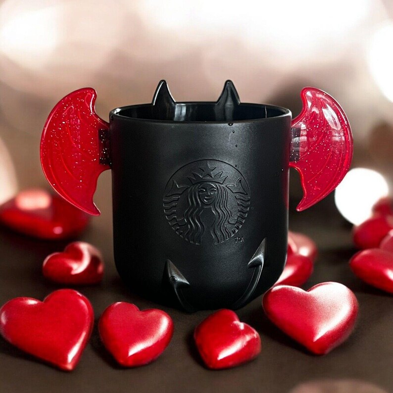 Starbucks Logo Halloween Black Devil Plastic Cup Stand for Tall Size ...