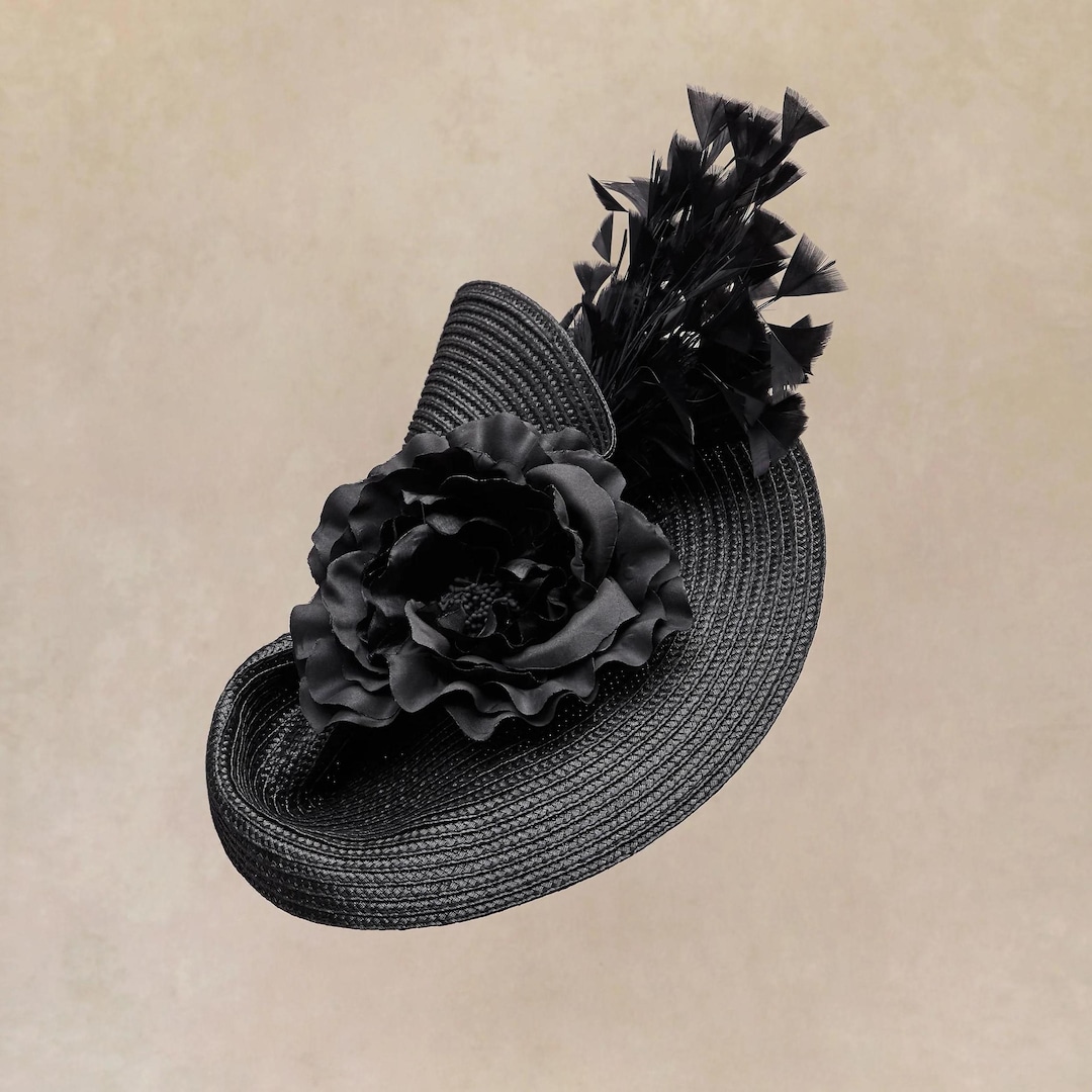 Pillbox Flower Flapper Fascinator, Vintage 1920s Inspired Hat With ...