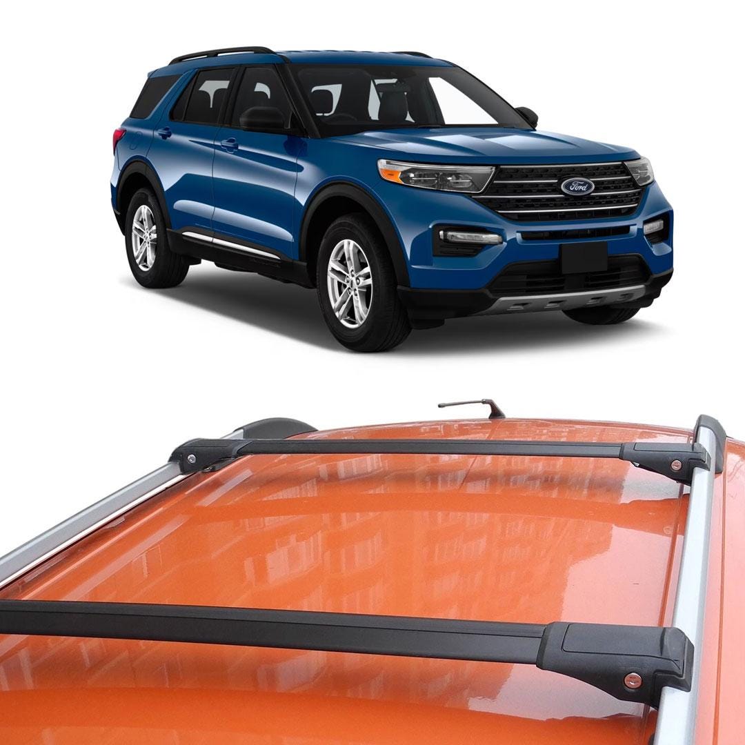 Roof Rack Cross Bars Set for Ford Explorer U625 2020-2023 Black Set - Etsy