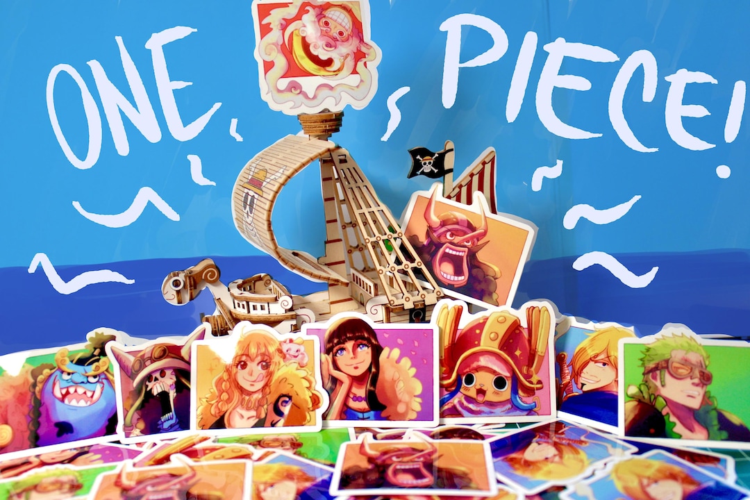 One Piece: Mugiwaras With Elbaph Clothes | Vinyl Stickers Waterproof 2 ...