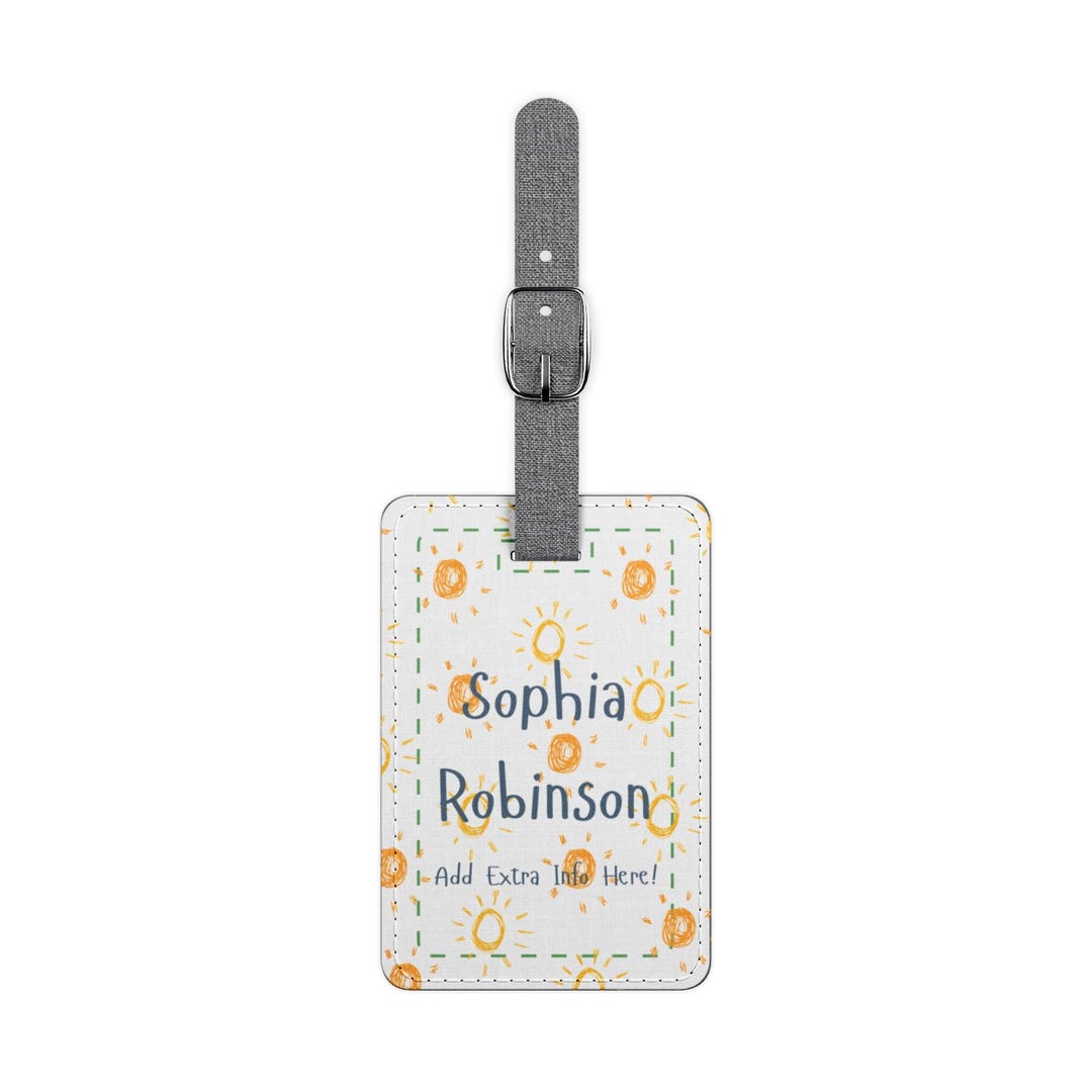 Personalized Backpack Tag for Kids - Custom Name Tag for Backpacks ...