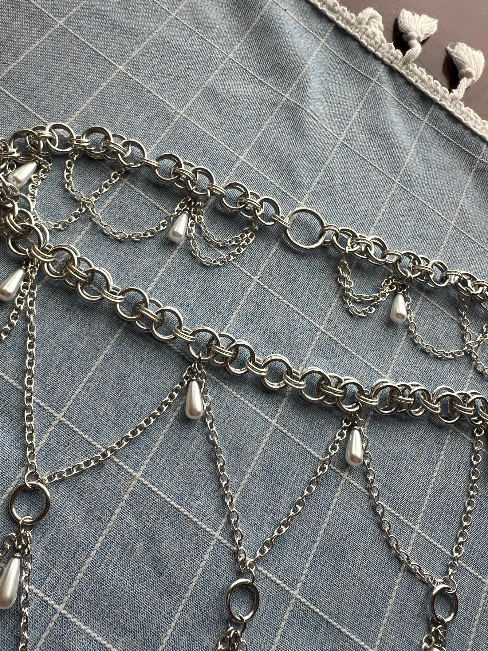 Chainmail Headpiece | Elven Crown | Ren Faire Costume - Etsy