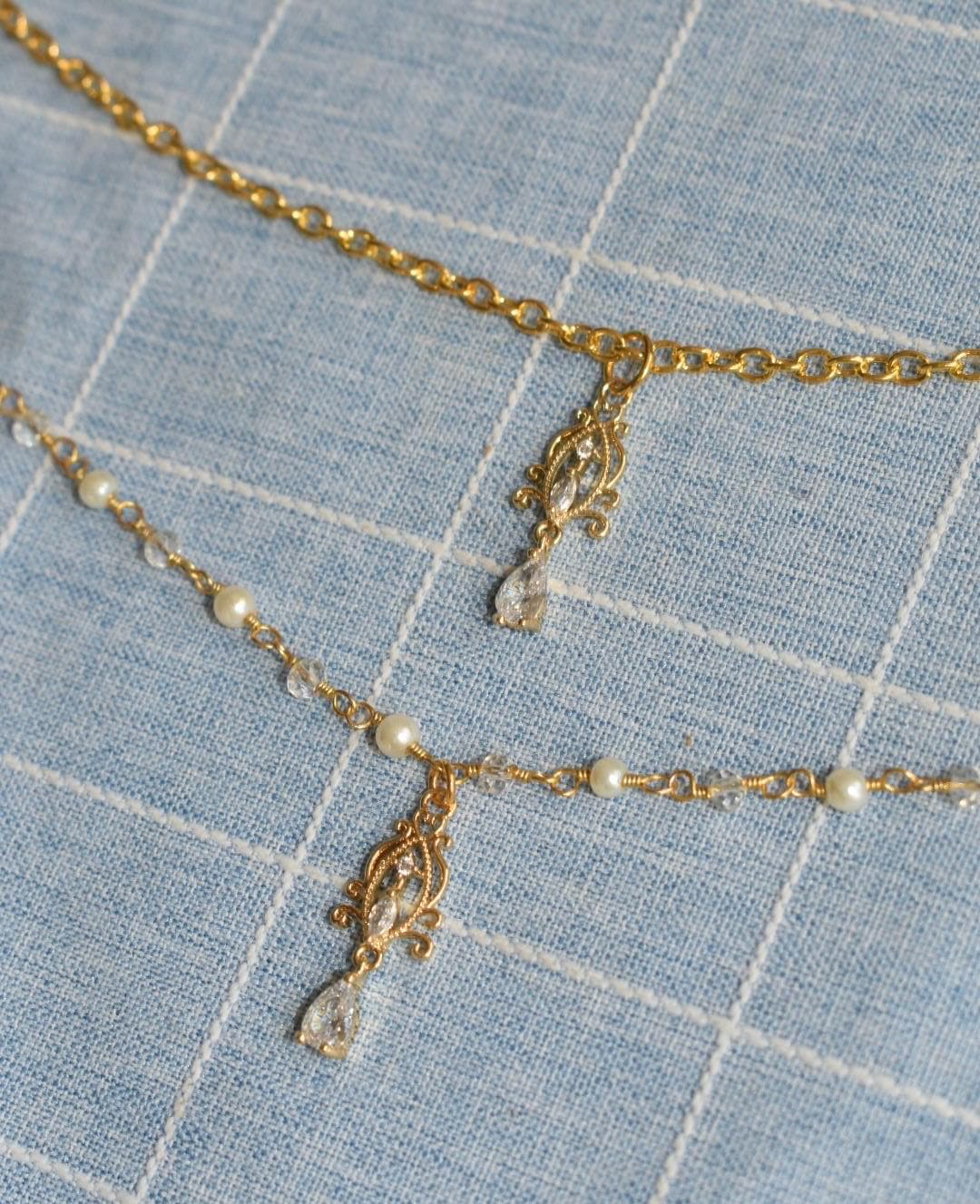 Dainty Princess Necklace: Regency, Fantasy Necklace | Gold Choker - Etsy