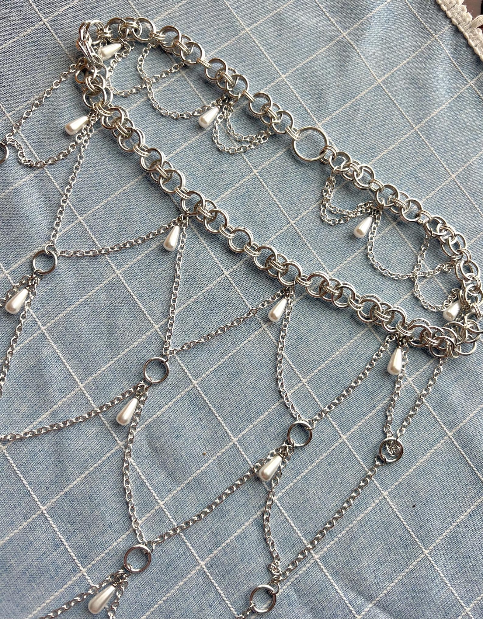 Chainmail Headpiece | Elven Crown | Ren Faire Costume - Etsy