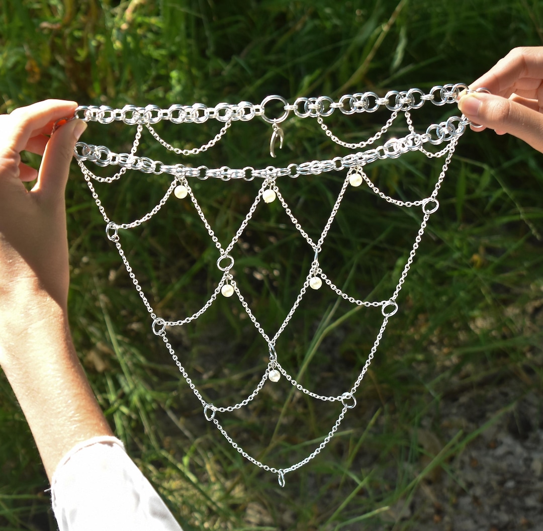 Elven Chainmail Headpiece: Short Fairy Crown, Ren Faire Cosplay - Etsy