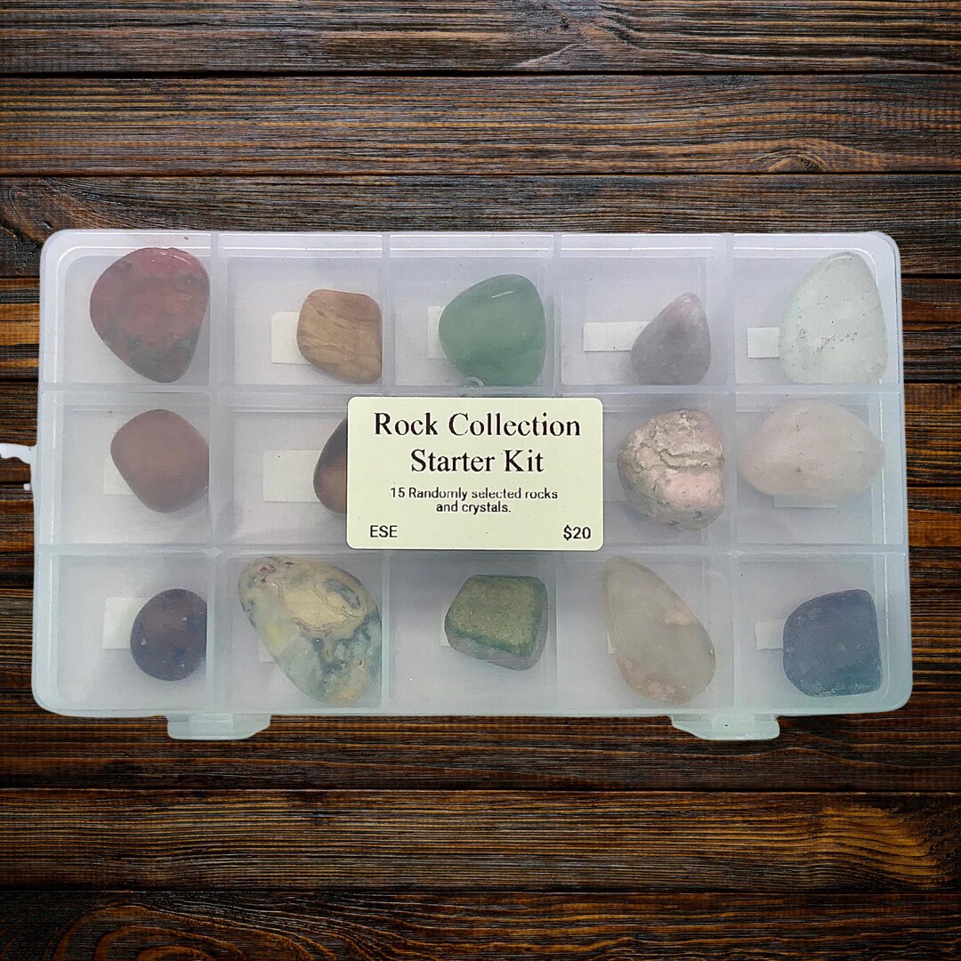 Rock Collector’s Starter Kit, A Random Collection of 15 Unique Labeled ...