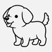Cute Puppy SVG | Playful Dog Cut File for Cricut & Silhouette - Etsy