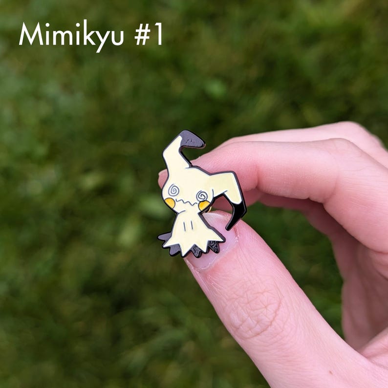 Mimikyu Pokemon Enamel Pins - Cute Anime and Gaming Pins - Etsy