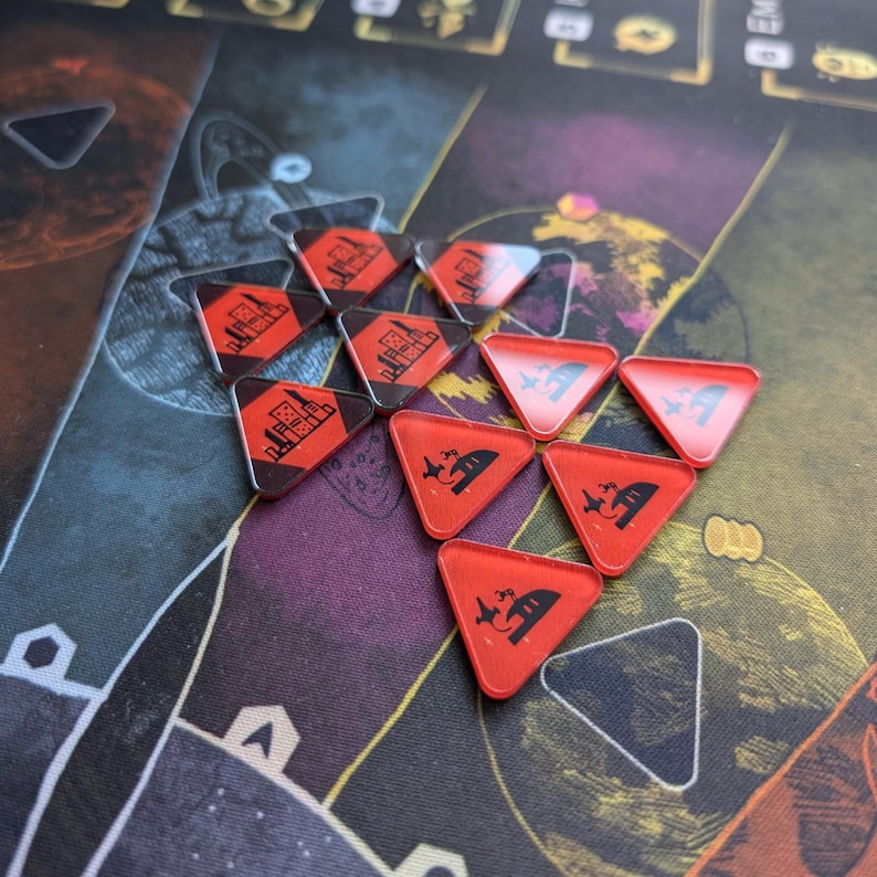 Arcs Acrylic Board Game Tokens - Base Game Pieces Only - Etsy