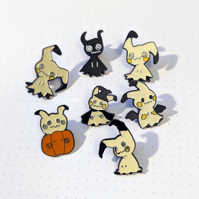 Mimikyu Pokemon Enamel Pins - Cute Anime and Gaming Pins - Etsy