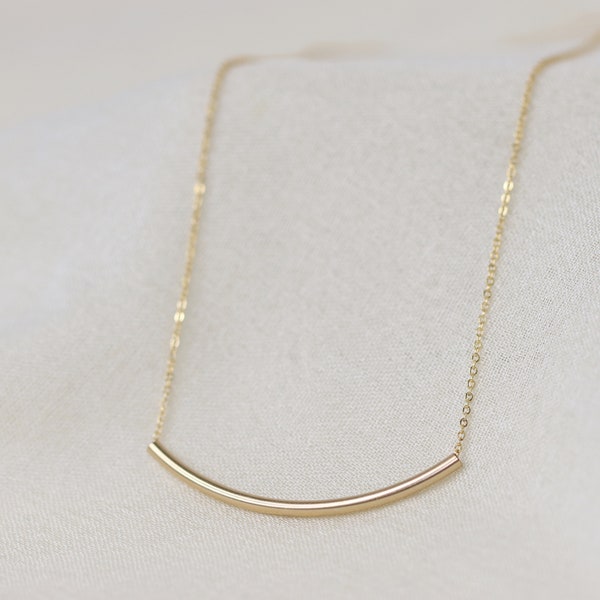 Simple Gold Necklace - Etsy