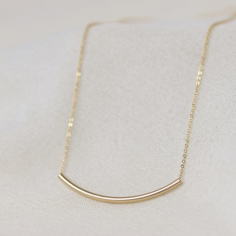 Simple Gold Necklace - Etsy