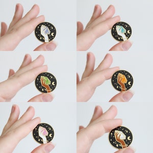 Cosmic Enamel Pin - Etsy