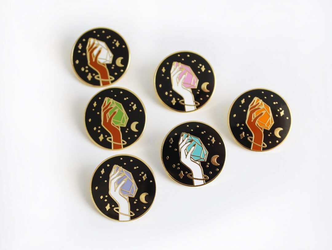 Cosmic Enamel Pin - Etsy
