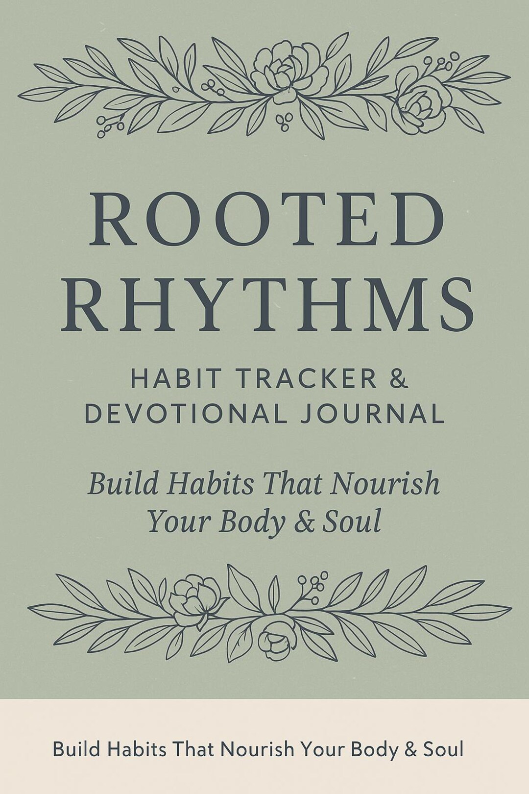 Christian Habit Tracker & Devotional Journal | Faith-based Wellness ...