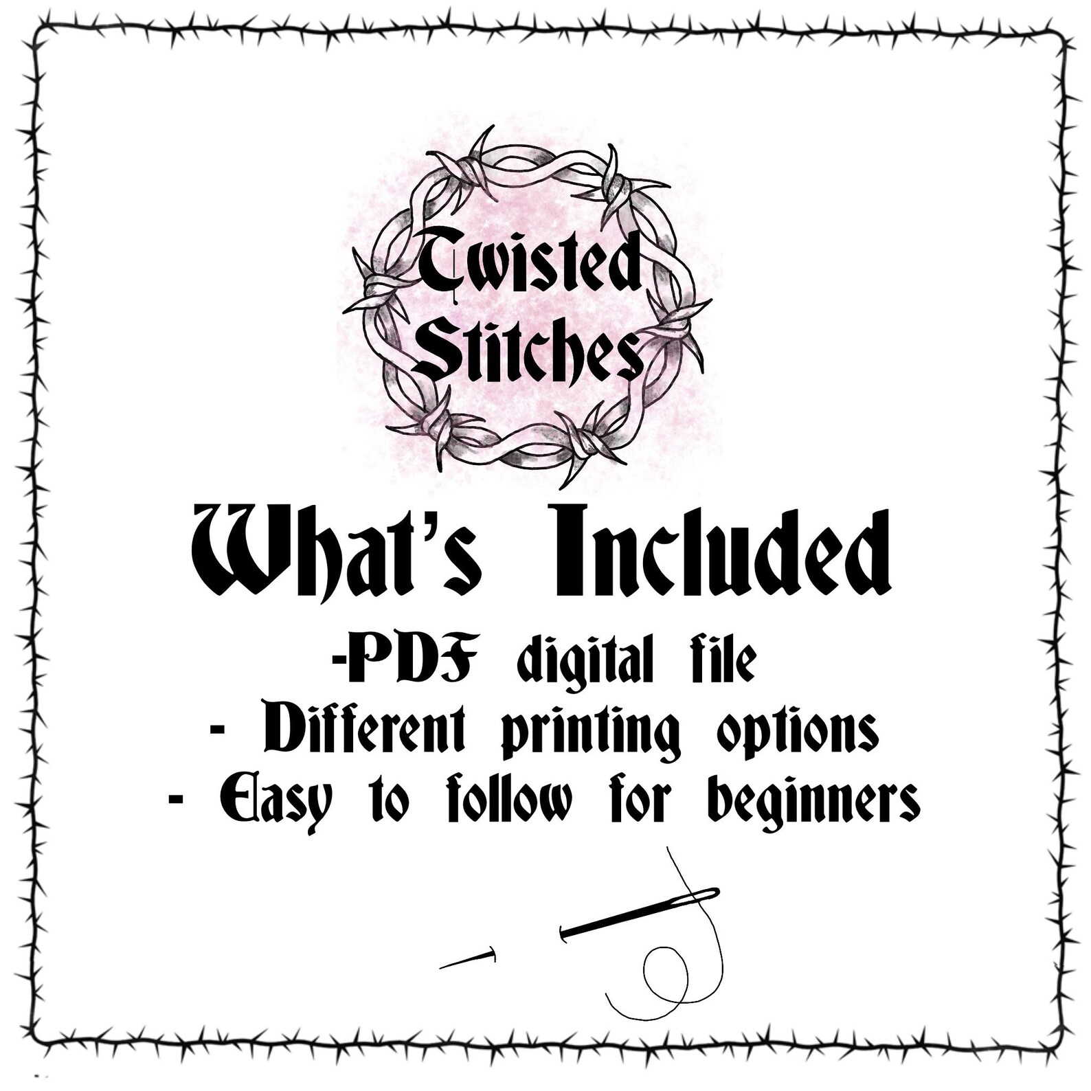 Emo" Cross Stitch PDF Pattern. Online Download. Traditional Tattoo ...