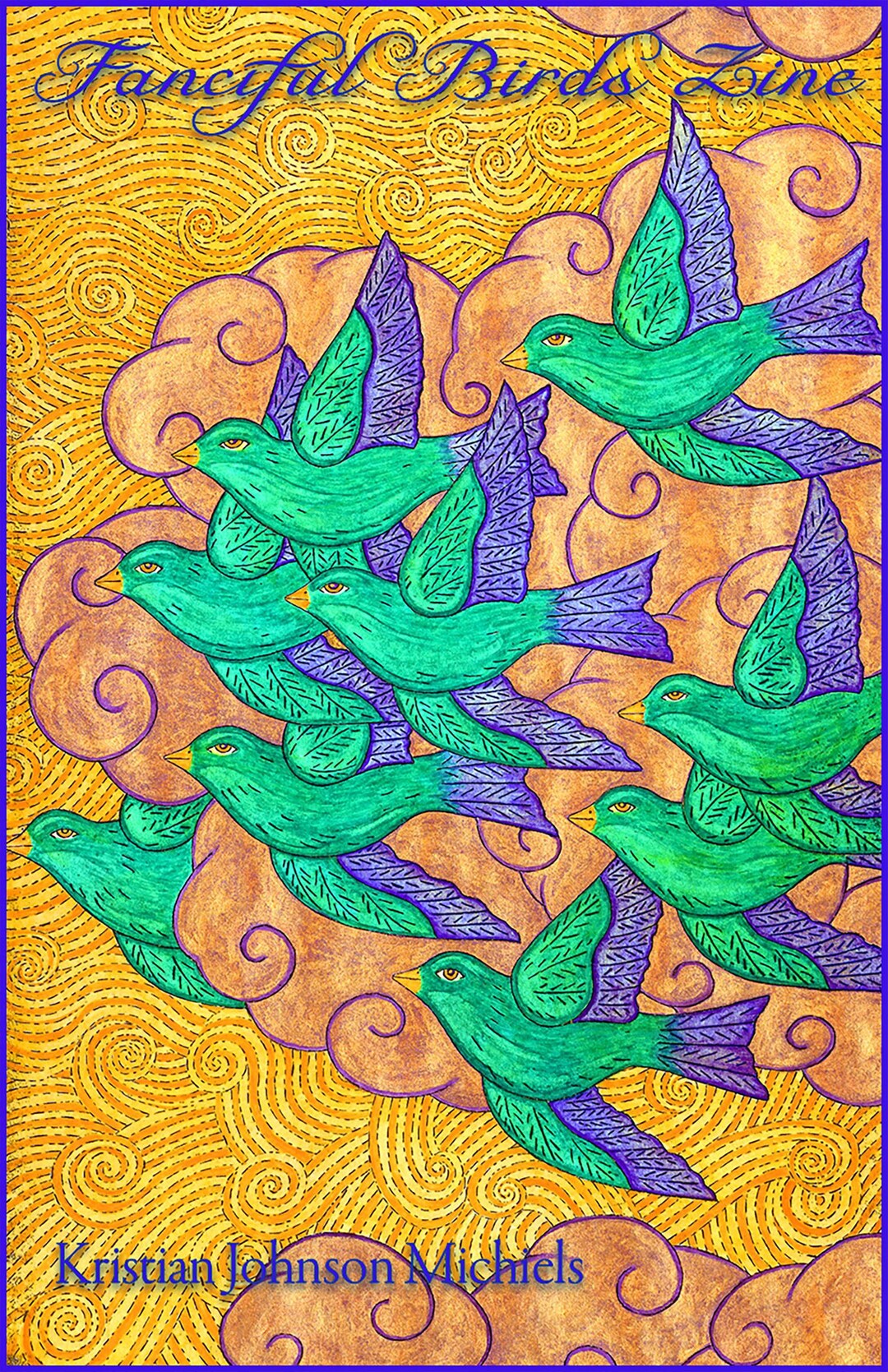 Fanciful Birds Zine, Handmade Mini Book of Art - Etsy