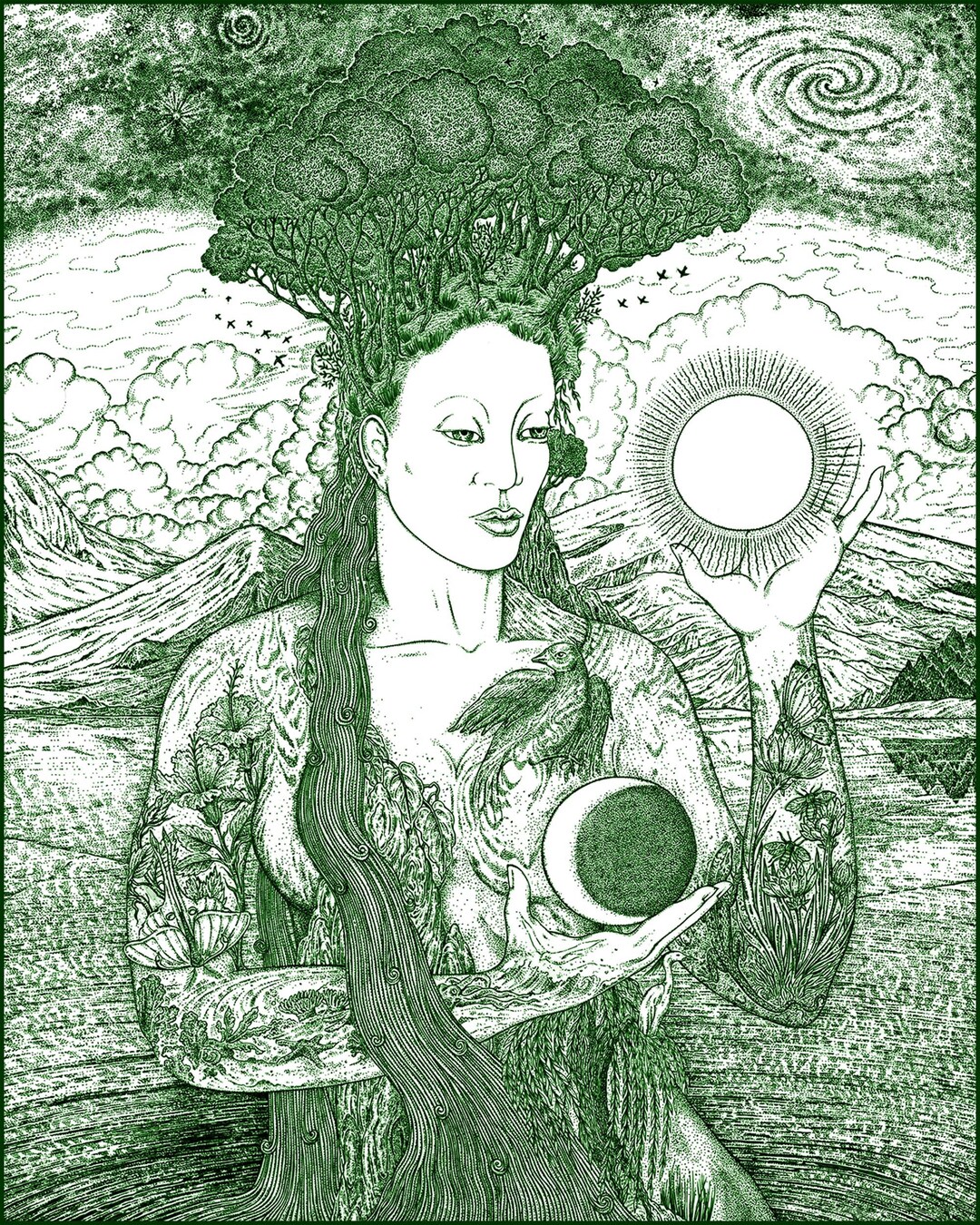 Gaea 8 X 10 Archival Print - Etsy